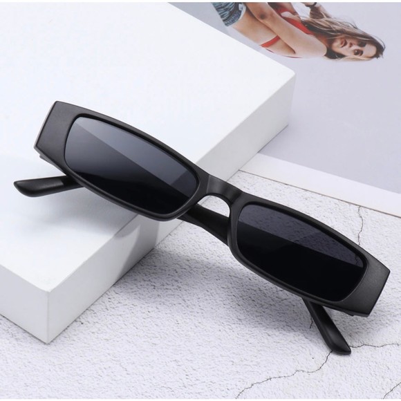 Accessories | Small Rectangle Sunglasses Unisex Retro Square Narrow ...